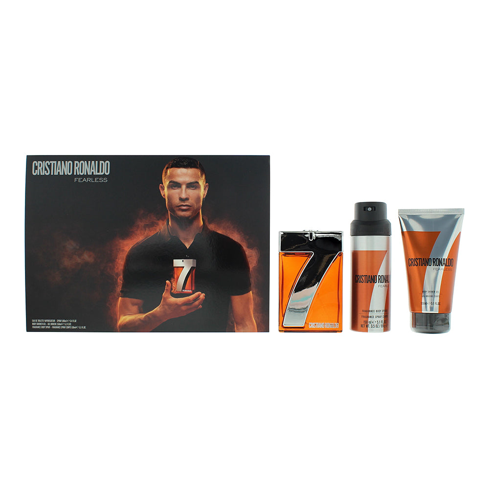 Shop Cristiano Ronaldo Cr7 Fearless 3 Piece Gift Set: Eau de Toilette ...